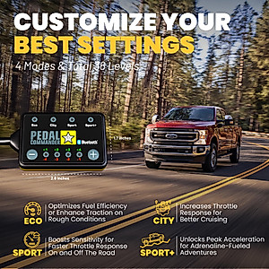 PEDAL COMMANDER for Ford F350 Super Duty Trucks 2011-2024 Throttle Response Controller Fits: Base, XL, XLT, King Ranch, Lariat, Limited, Tremor, Platinum Gas & Diesel, F-350 Truck Accessories