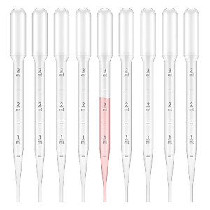 KINGLAKE Plastic Transfer Pipettes 3ML,Essential Oils Pipettes,Graduated,Pack of 100, Makeup Tool