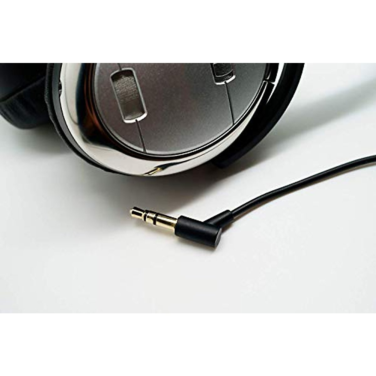 Replacement Audio Cable Extension Cord Compatible with Bose Quiet Comfort 3 QC3 QC 3 Headphones Replacement Cord (with Inline Microphone and Volume Control)
