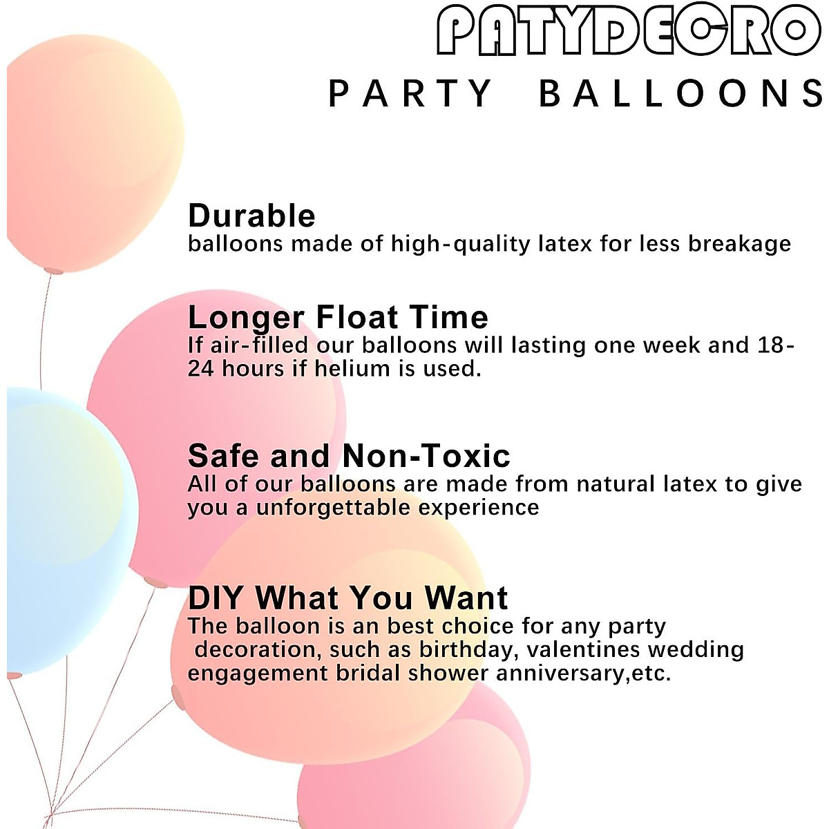 PATYDECRO Red and Black Balloons Arch Garland Kit, 124pcs Red and Black Gold Balloons with 16ft Tape Strip & Dot Glue for Casino Theme Party Decorations, Birthday, New Year, Hollywood Party Decoration