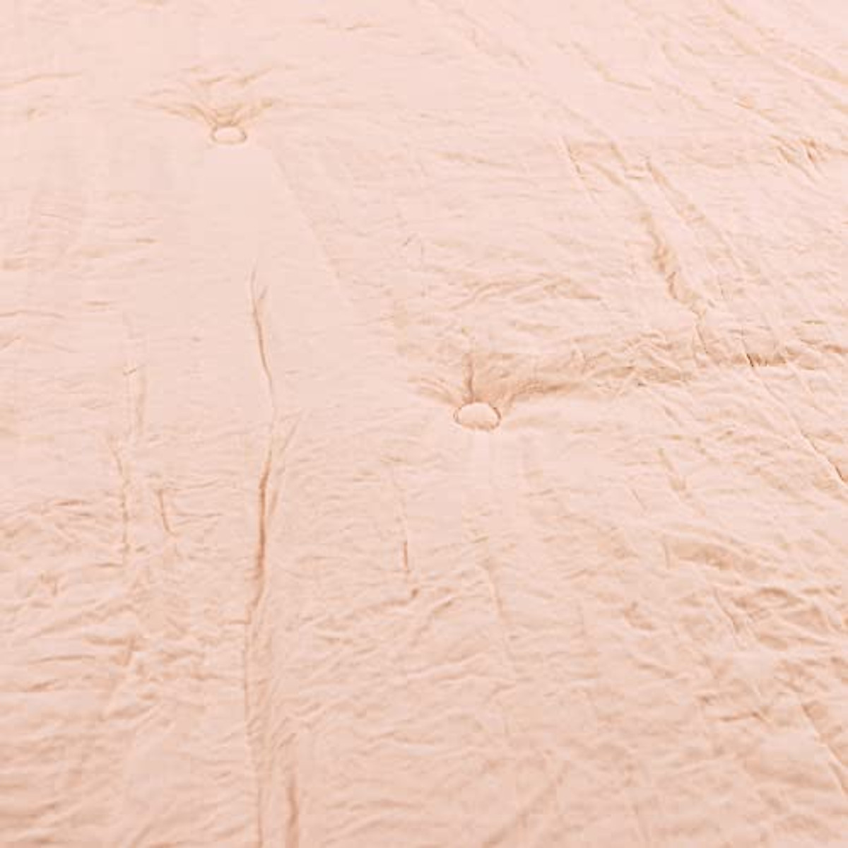 Lush Decor Baby Round Ruffle Play Mat Single 36" Diameter, Blush