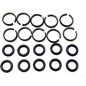 Velodi 10 sets of 1/2" Impact Wrench Socket Retainer rings with O-ring/Impact Wrench Tool Parts and Accessories/impact friction ring/hog ring/O-ring Square Drive Socket Retainer Ring