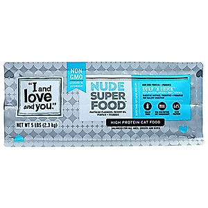 I and love and you Nude Dry Cat Food - Grain Free Limited Ingredient Kibble, Whitefish + Chicken, 5-Pound Bag