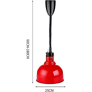 LINKANRUO Hotel/Restaurant Commercial Food Insulation Light Cooking Furniture Light 250w Hanging Telescopic Heating Light, Lamps(Copper)