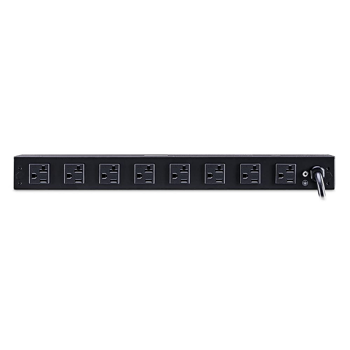 CyberPower PDU20M2F8R Metered PDU, 100-125V/20A (Derated to 16A), 10 Outlets, 1U Rackmount, 15 Foot Power Cord