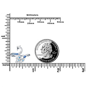 Phoenix Ring Sterling Silver Adjustable Peacock Blue Ring Phoenix Firebird Ring Peacock Phoenix Jewelry Gifts for Women Girls