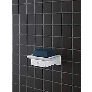 Grohe 40865000 Selection Cube Holder, Starlight Chrome