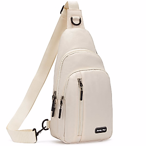 Small Sling Bag for Men Women One Strap Shoulder Crossbody Backpack with USB Charging Port for Hiking Cycling Travel Black