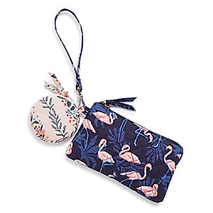 Vera Bradley Beach Pouch Set, Flamingo Party