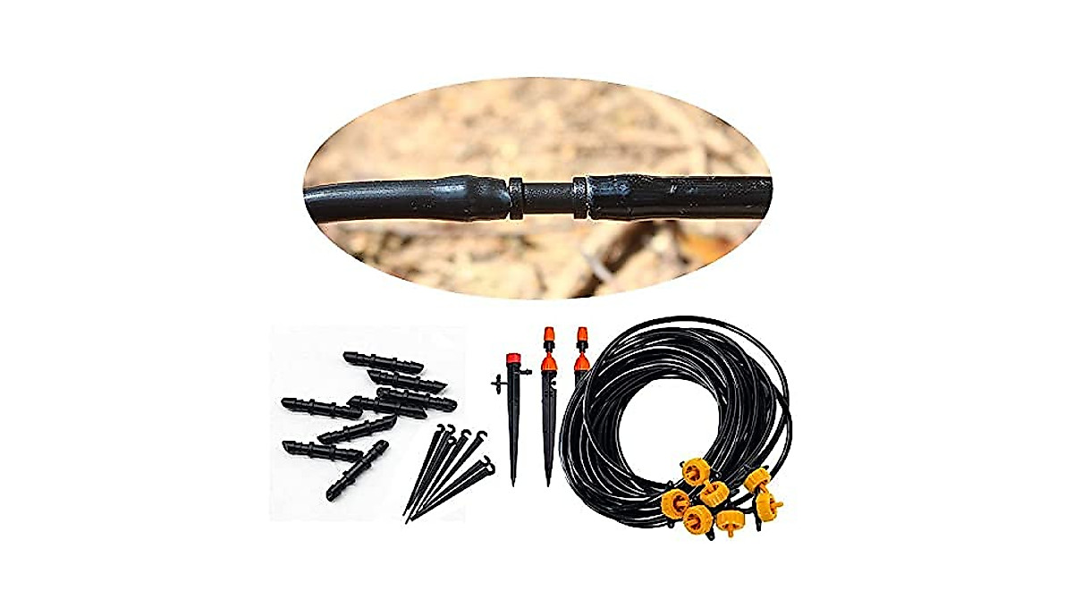 60 Pack Drip Irrigation Barbed End Plugs for Leak-Free Watering Systems