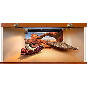 CAROLINA CUSTOM CAGES Reptile 22" T5HO UVB + Single GU10 Basking Light Fixture