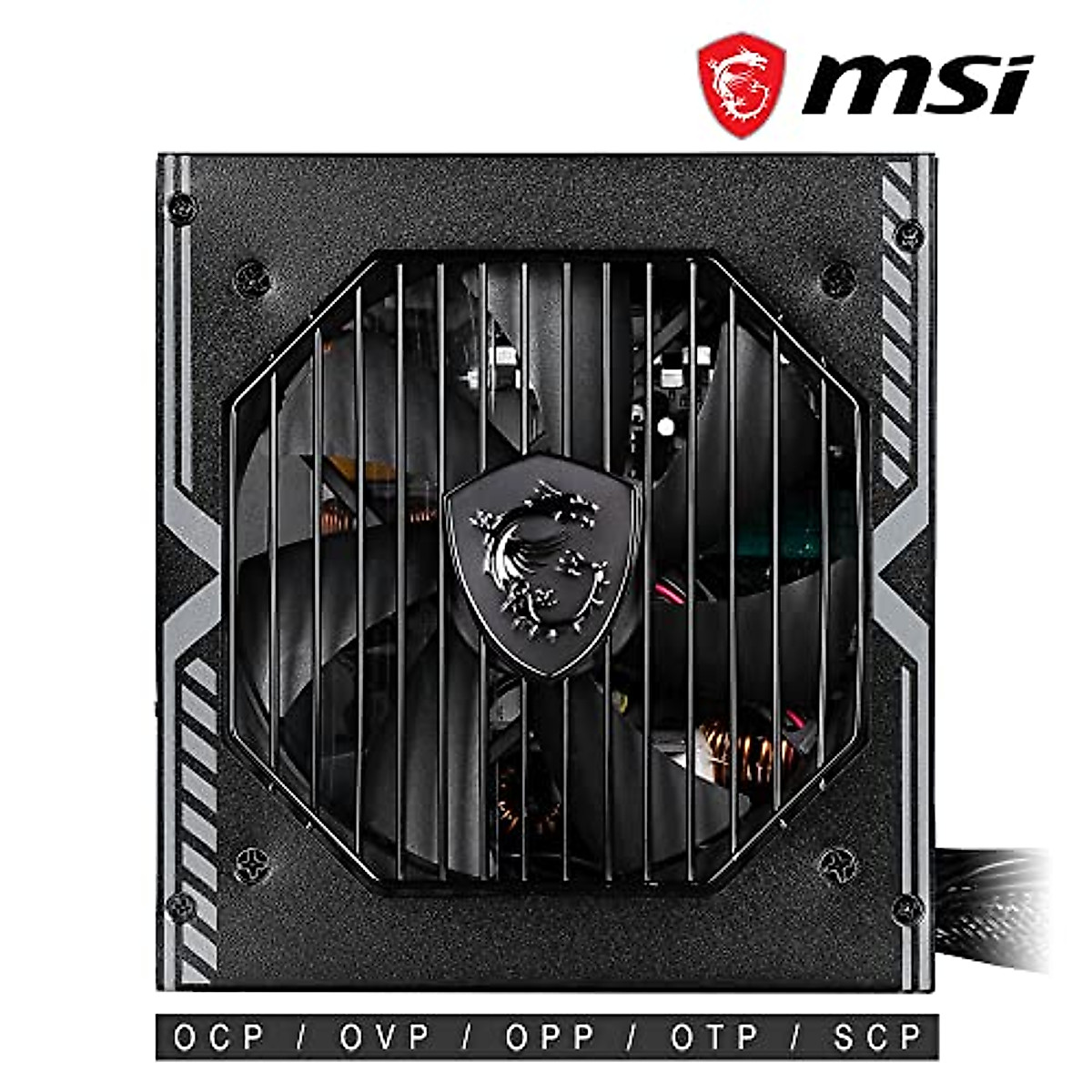 MSI MAG A650BN Gaming Power Supplyr - 80 Plus Bronze Certified 650W - Compact Size - ATX PSU