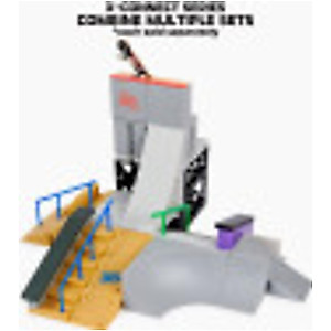 Tech Deck, Bowl Builder X-Connect Park Creator, Customizable and Buildable Ramp Set with Exclusive Fingerboard, Kids Toy for Ages 6 and up