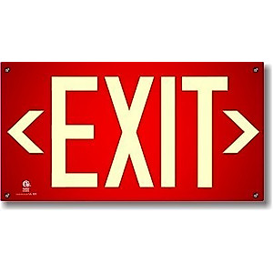Carpenter Lighting Red Wireless Exit Sign