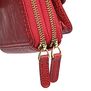 OLD TREND Genuine Leather Northwood Convertible Wallet (Red)