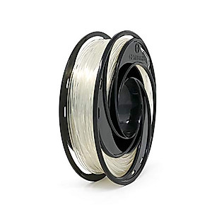 Gizmo Dorks 3D Printer Filament 3mm (2.85mm) 200g, 4 Color Sample Pack - Flexible Red, Polycarbonate Blue, Nylon Clear, PETG Green