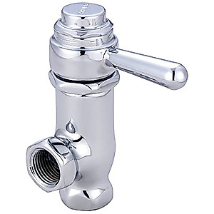 Central Brass 0333-L1/2 Self-Close Angle Stop in Chrome