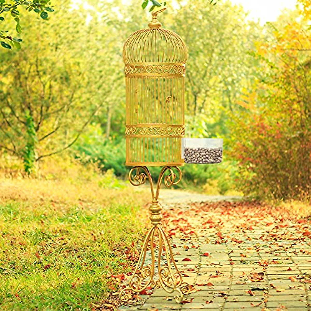 2pcs Bird Cage Feeding Container Bird Food Trough Bird Feeder Thick Semicircle Bird Food Box Bird Cage Accessories for Birds(Transparent)