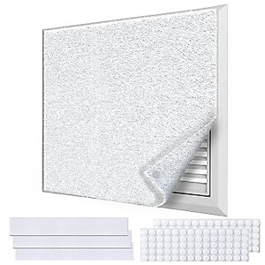 Air Vent Filter 20x100 Inch, Cut to Fit (50+filters) Air Filter, Electrostatic Filter Media with 36 Inch Adhesive Tape and 48pcs Velcro for Air Vent, Air Conditioner, HVAC, Registers and Grilles