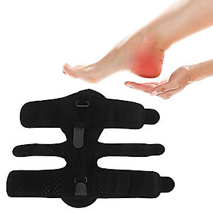Foot Drop Support Brace, Plantar Fasciitis Night Splint for Women and Men, Adjustable Plantar Fasciitis Night Splint for Plantar Fasciitis, Foot Drop Achilles Tendonitis (Black)