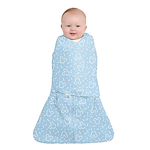 HALO 100% Cotton Sleepsack Swaddle Bundle Set of 3, Baby Boy, Newborn