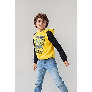 Transformers Bumblebee Little Boys Pullover Hangdown Hoodie Yellow 6