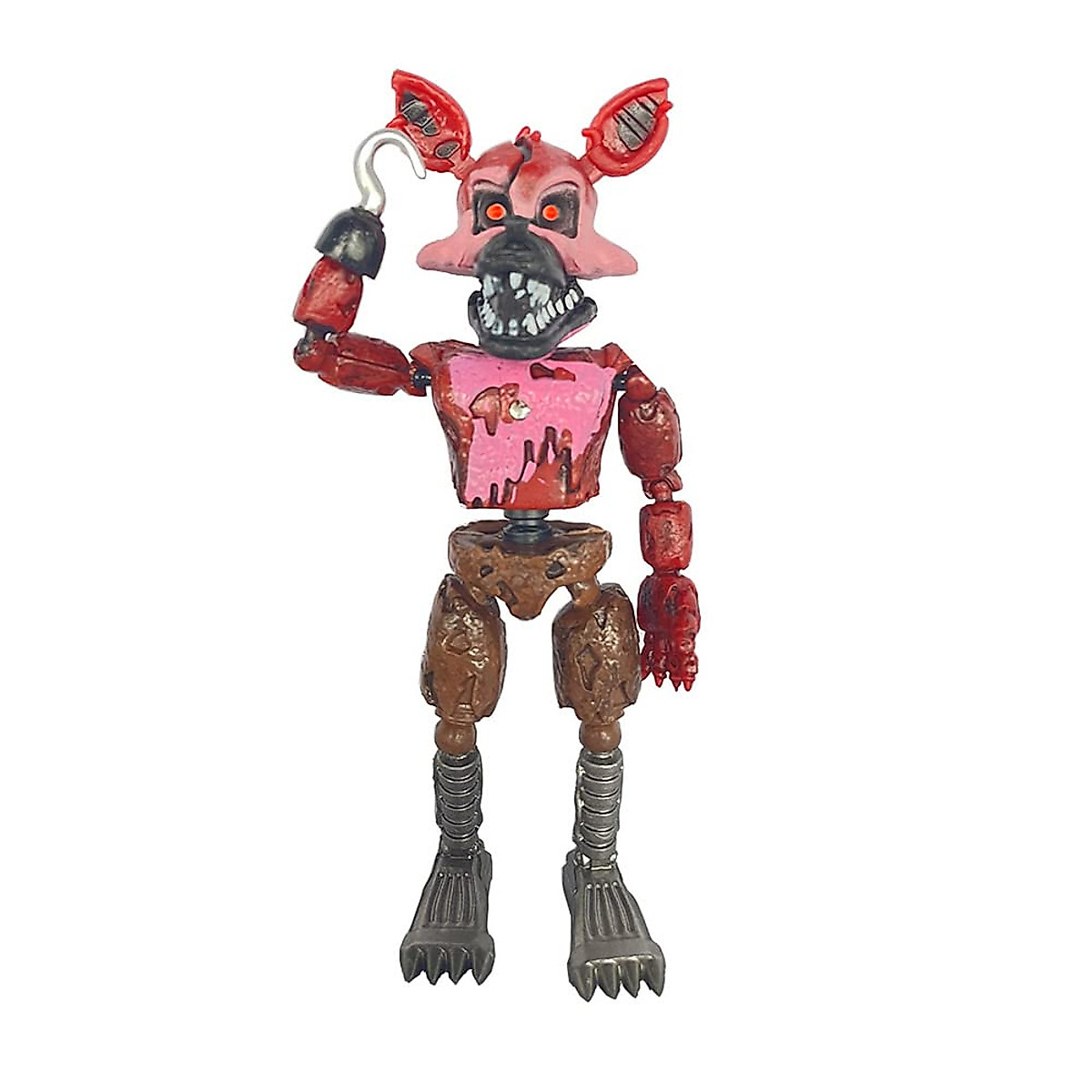 LUNK 6 Pcs Five Night Game Articulated Action Figure Toys, Collectible Figure Dolls,Toys Gifts for All Kids, Cake Topper Decorations 5.5 inch