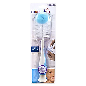 Munchkin Sponge Bottle Brush, Pack of 1, Blue