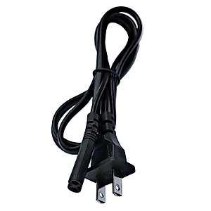 UpBright 2-Prong AC Power Cord Compatible with Dolphin Audio SP-2100RBT SP-2120RBT SP-1070RBT SP-1080RBT SP-1270RBT WaveSync Dual 10" 12" Karaoke Party Portable Bluetooth Speaker SP2100RBT SP2120RBT