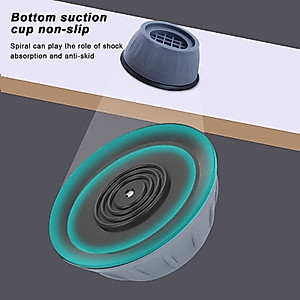 Anti Vibration Pad for Washing Machine Support Set of 8, Rubber Washer Dryer Non Slip Shock Noise Cancelling Foot Mat, Anti-Walking Stabilizer Refrigerator Support Pad Pedestals for Washing Machine