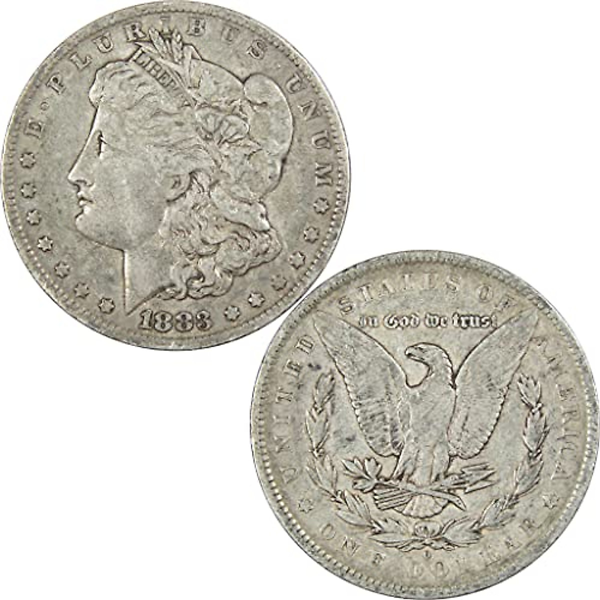1883 O Morgan Dollar VF Very Fine 90% Silver $1 US Coin Collectible