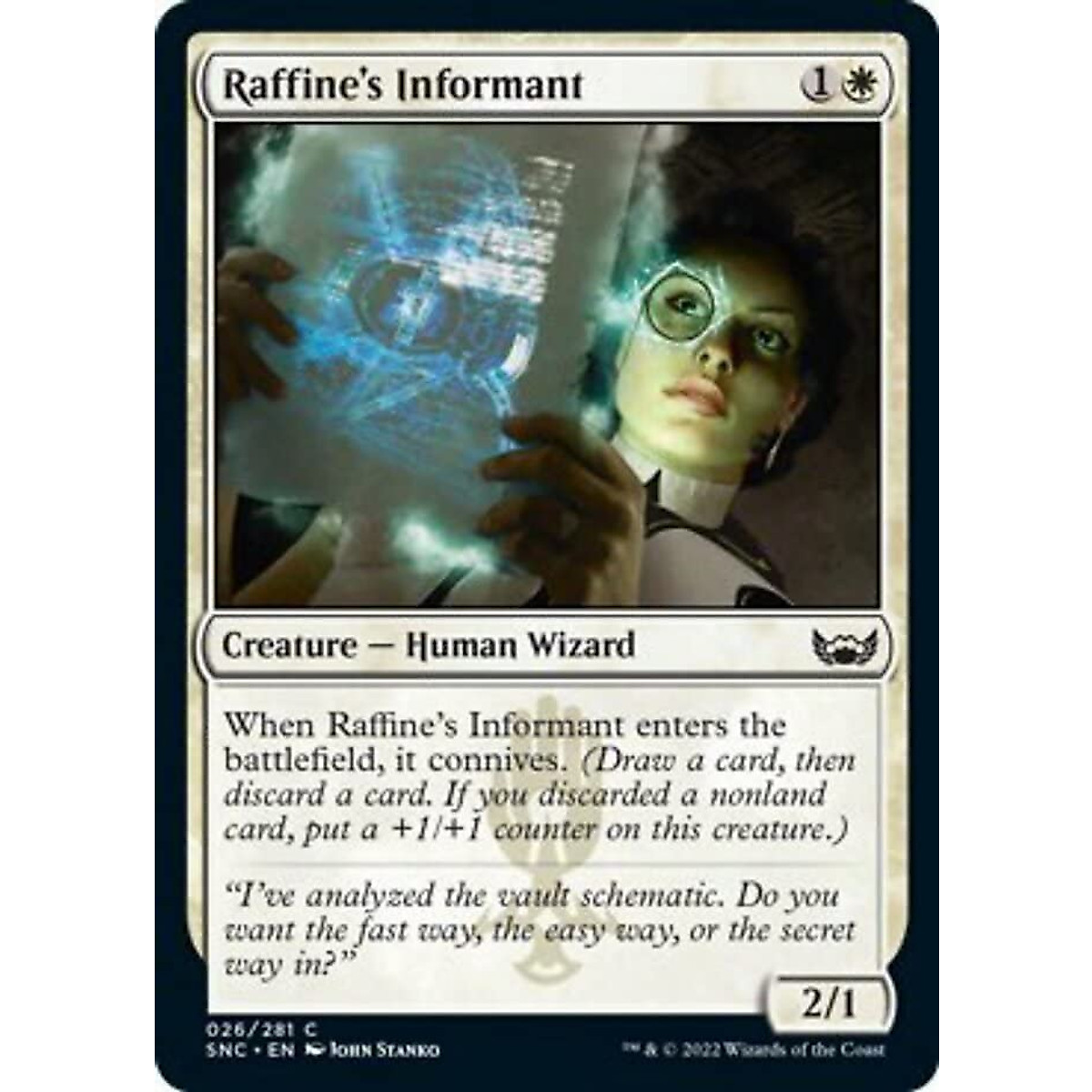 Magic: the Gathering - Raffine's Informant (026) - Streets of New Capenna