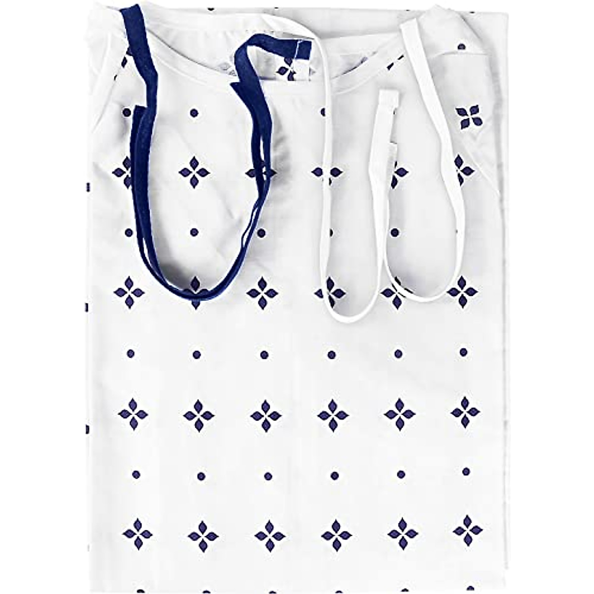 Utopia Care 6 Pack Cotton Blend Unisex Hospital Gown, Fits Sizes up to 2XL Blue