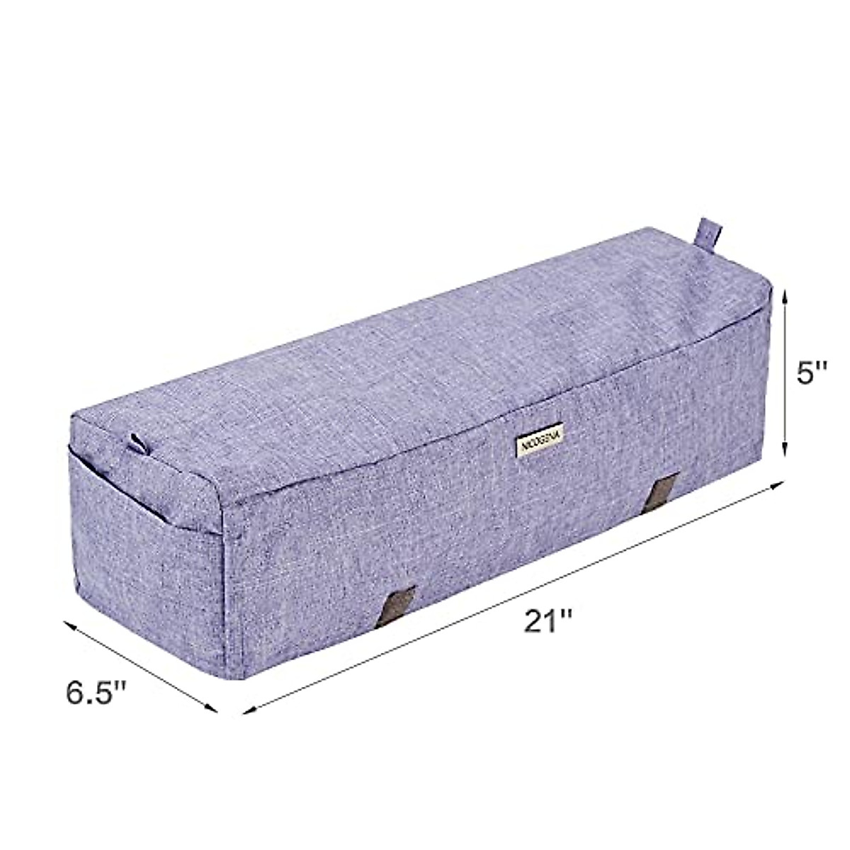 NICOGENA Dust Cover with 3 Back Pockets for Tool Set, Pens, Compatible for Cricut Maker, Explore Air 2 and Accessories, Purple