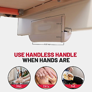 The Handless Handle – Hands-Free Garbage Drawer Foot Pull Handle, Touchless Opener for Drawers, Bins, & Cabinets