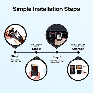 67XL Ink Cartridges Combo Pack Replacement for HP 67 XL High Yield Remanufactured for Envy 6055e 6055 6052 6075 Envy Pro 6455e 6455 6475 6452 6458 DeskJet 4155 2755e 2755 4052 (1 Black, 1 Tri-Color)