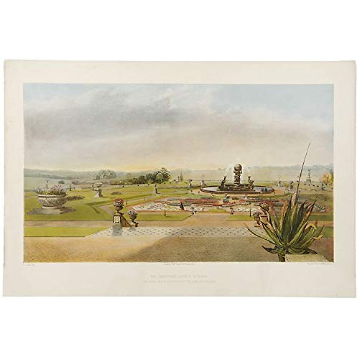 The Parterre, Castle Howard. The Seat of His Excellency The Earl of Carlisle