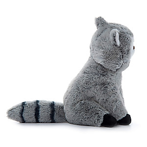The Petting Zoo Raccoon Stuffed Animal Plushie, Gifts for Kids, Wild Onez Wildlife Zoo Animals, Raccoon Plush Toy 12 inches