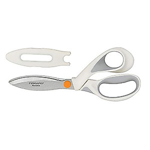 Fiskars Crafts PowerCut Softgrip Shears, 8, White/Gray