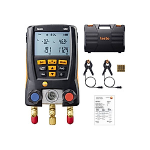 testo 550 I Digital Manifold Kit for air conditioning, refrigeration systems and heat pumps - with Bluetooth support
