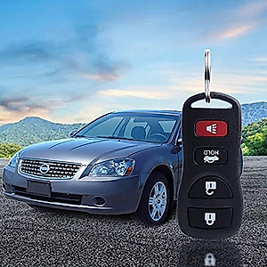 Keyless Entry Remote Key Fob Replacement for Nissan Murano Altima Armada Sentra 350Z / Infiniti I35 G35 KBRASTU15, CWTWB1U758, CWTWB1U821 4Btn (Pack of 2)