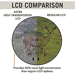 Astra Optix HBX1600B 10x42 1760 Yard Laser Rangefinder Binocular for Hunting, Shooting and Golf with Built-in Ballistics, Bright HD LCD, Fast 0.1s and Accurate +/1 yd. Ranging