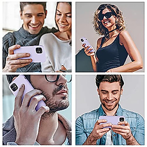 Cordking iPhone 11 Case, Silicone Ultra Slim Shockproof Phone Case with [Soft Anti-Scratch Microfiber Lining], 6.1 inch, Clove Purple