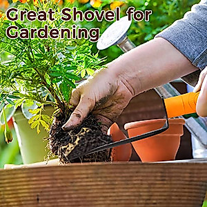 NUOSHIKE Metal Detector Digger Tools with Coin Probe, 7.48 inch Blade, Heavy Duty Serrated Edge Digger,Garden Knife with Sheath for Belt Mount