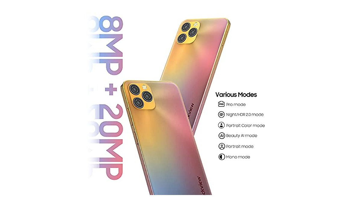 Blackview A95 Unlocked Android Phone - 8GB RAM, 128GB Storage