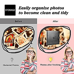 192 Pockets Photo Album for Fujifilm Instax Square SQ1/SQ6/SQ10/SQ20 Camera, Kodak Mini 3 Square,Mini Shot 3 Square, Mini Shot 3 Square Printer, Album for Instax Square Photo, Kodak 3x3" Photo