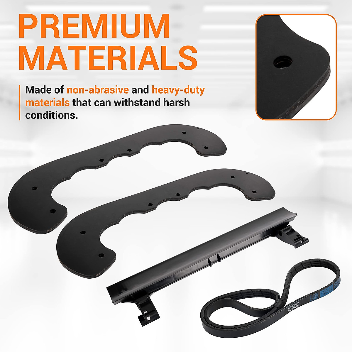 BlueStars 99-9313 Rubber Paddles 133-5585 Scraper Blade 121-6622 Drive Belt and Hardware Kits - for 210 221 421QE 421QR 621E 621QZE 621QZR 621R 621ZE 621ZR CCR6053 Snowthrowers - Replaces 125-1128