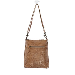 Myra Bag Stripes Cowhide Shoulder Bag S-1165