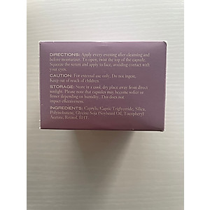 Dermlove Night Renewal Retinol and Vitamin E Face Serum Capsules. Helps prevent accelerated skin aging and visibly reduces fine lines and wrinkles. Tested on sensitive skin. 60 capsules.