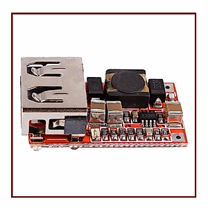 KOOBOOK 5Pcs DC-DC 6-20V 12V to 5V 3A CAR USB Charger Module DC Buck Step Down Converter